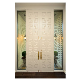 Before and After - Transitional Style Home - Transitional - Entry ...