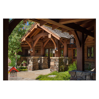 Blue Quill - Timber Frame - Montagne - Entrée - Autres périmètres - par ...