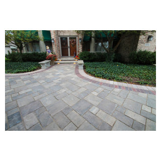 Brick Paver Driveway with Banding - Contemporary - Entry - Chicago - by ...