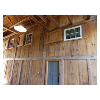 Cape Cod Gable Entry Barn - Rustic - Entry - Burlington - by The Barn ...
