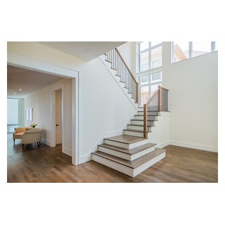 Cape Cod Modern - Transitional - Staircase - Dallas - by Tanner Homes ...