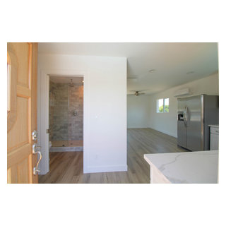Entry/Front Door to Second Floor ADU - Contemporary - Entry - Los ...