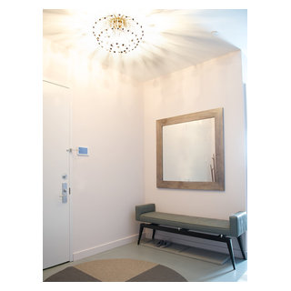 Chelsea Loft: Foyer - Contemporary - Entry - New York - by Betty ...