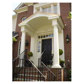 Classic Colonial Portico - Traditional - Entry - DC Metro - by Land Art ...