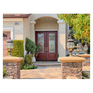 Classic Entry Door Design Ideas - Traditional - Entrance - Orange ...
