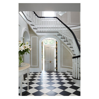 Classic Mead Point Stone Manor - Traditional - Entry - New York - by ...