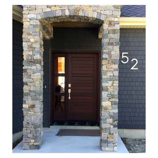 Contemporary Solid Wood Front Entry Door - Contemporary - Entry - Other ...