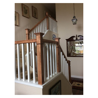 Craftsman style stair railing - Craftsman - Staircase - San Diego - by ...