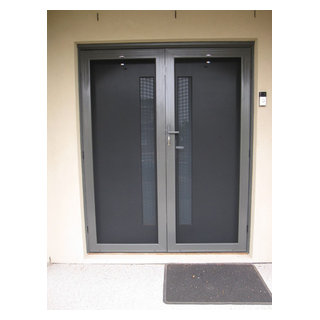 CRIMSAFE SECURITY DOORS - Modern - Entry - Melbourne - by MSD Melbourne ...
