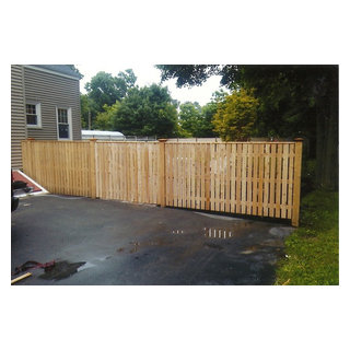 Custom Cedar Gates - Traditional - Entry - Boston - by AVO Fence ...