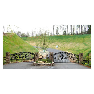 Custom Driveway Gates and Entrance Design - Eclectic - Entry - Other ...