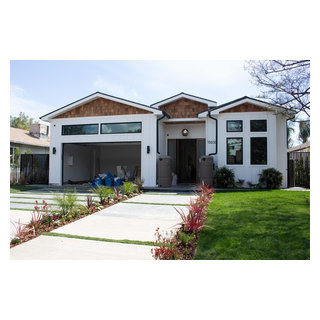Custom Home Pasadena - Contemporary - Entry - Los Angeles - by ...