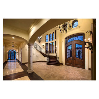 Custom Homes by Fratantoni Interior Designers! - Mediterranean - Entry ...