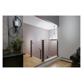 Custom Tension Cable Handrail - Contemporary - Entry - Denver - by AC ...
