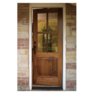 Custom Walnut Exterior Door - Traditional - Entry - Other - by Baird ...
