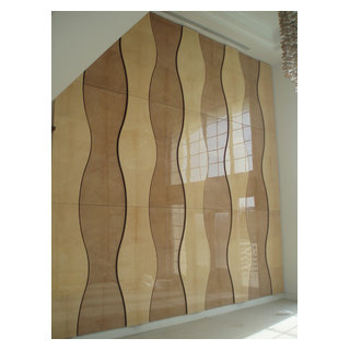 dimensional wall paneling\/ wall panels - Contemporary - Entry - Miami ...