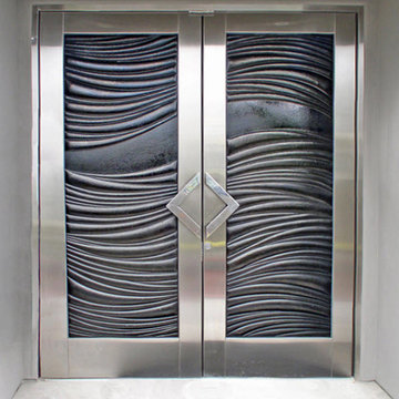 Elliptical Double Entry Doors - Photos & Ideas | Houzz