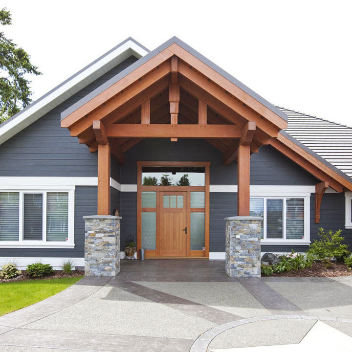 Timber Frame Covered Entry - Photos & Ideas | Houzz
