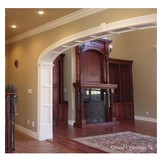 Elliptical Arched Cased Opening Unit - Traditional - Entrance - Little ...