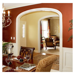 Elliptical Arched Cased Opening Unit - Traditional - Entry - Little ...