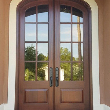 Elliptical Double Entry Doors - Photos & Ideas | Houzz