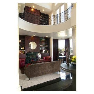 Entrance to Double height Library - Modern - Entry - Other - by Jerry ...