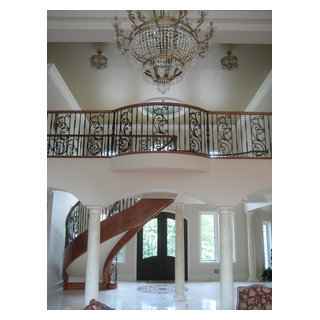 Entry & Foyer: Traditional Tuscan Home Design - Traditional - Entry ...