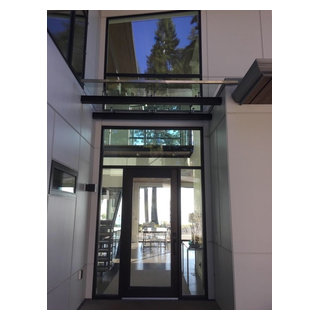 Entry Canopy - Contemporary - Entry - Seattle - by Siemens Woodworking ...