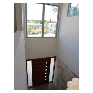 Entry. Double Height Ceiling - Contemporary - Entry - Brisbane - by ...