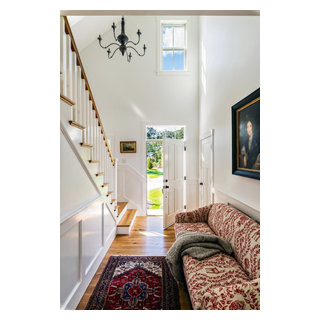 Entry Foyer, Greek Revival Home on Cape Cod - Traditional - Entry - by ...