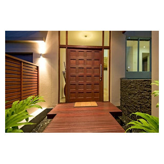 entry with entry waterfall - Asian - Entry - Sunshine Coast - by Soul ...