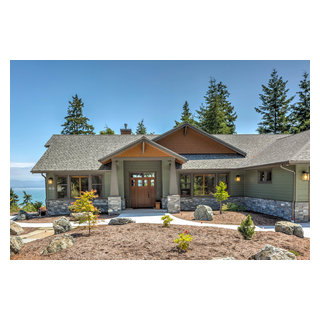 Ferronato Residence - Craftsman - Entry - Seattle - by Cascade Custom Homes & Design | Houzz