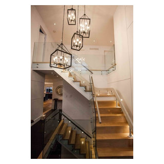 Flush Cold Air return Covers - Contemporary - Staircase - Toronto - by ...