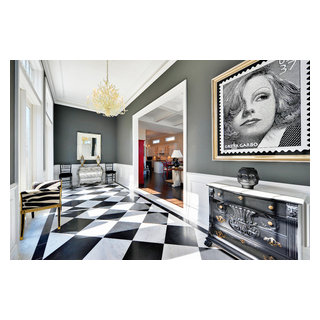 Foyer - Contemporary - Entry - Philadelphia - by Echelon Custom Homes ...