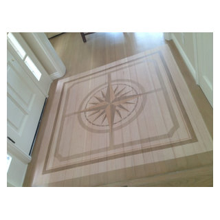 Foyer Floor Compass Rose Design - Traditional - Entry - Philadelphia ...