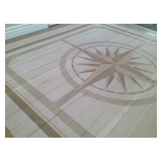 Foyer Floor Compass Rose Design - Traditional - Entrance - Philadelphia ...
