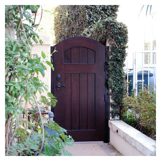 French European Style Gates Handcrafted in Solid Wood - Mediterranean ...