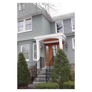 Front Porch Addition (Before & After) - Traditional - Entry - Other ...