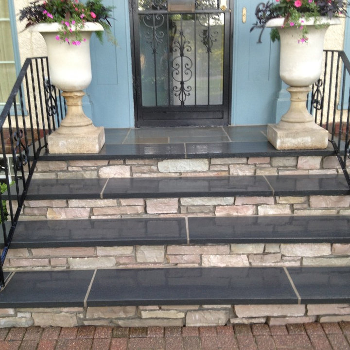 Stone Front Step - Photos & Ideas | Houzz