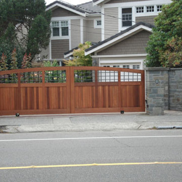 Driveway Gate Columns - Photos & Ideas | Houzz