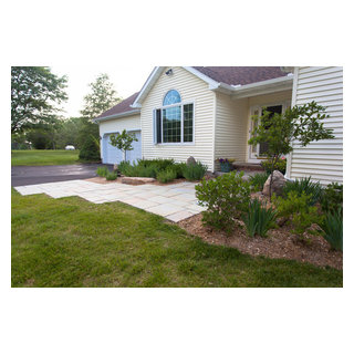 Geometric Front Entry Walkway - Contemporary - Entry - New York - by ...
