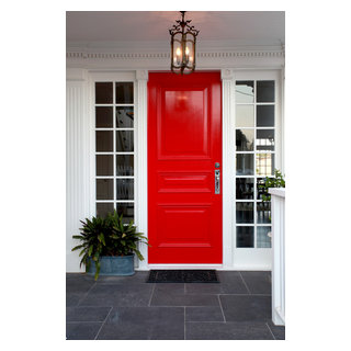 Hamptons Exterior - Traditional - Entry - Brisbane - by Michelle ...