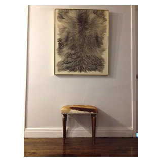 Himalayan Goat Hide and Antelope Hall Bench - Modern - Entry - Montreal ...
