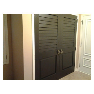 Interior Louvered Doors - Traditional - Entry - Toronto - by Shutters ...