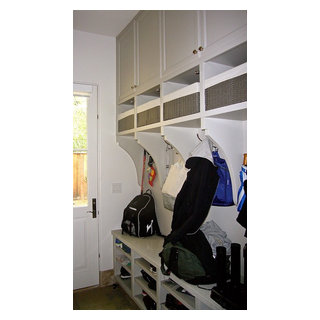 LAUNDRY ROOM ENTRY - Custom Cubbies - Transitional - Entry - San ...
