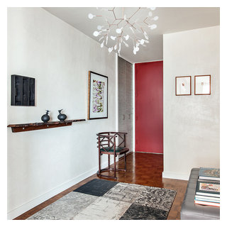 Manhattan High Rise Art Lovers - Modern - Entry - New York - by colleen ...