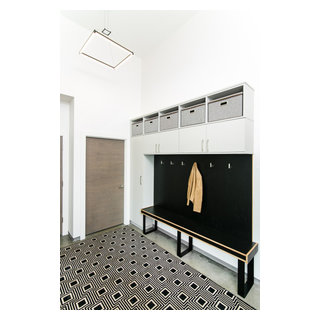 Merlin Way Custom Home - Contemporary - Entry - Detroit - by Adaptive ...