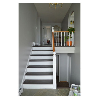 Mid century Split level Entry - Midcentury - Staircase - Seattle | Houzz AU