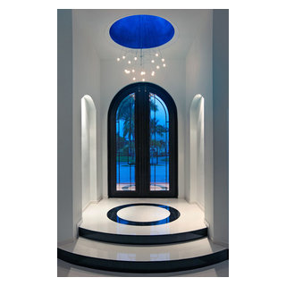 Modern European estate - Contemporary - Entry - Miami - by Aubuchon ...