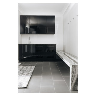 Modern Glam Custom Home - Modern - Entry - Chicago - by Charleston ...